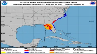 Idalia will hit Florida at Cat-4; storm surge warnings abound ...